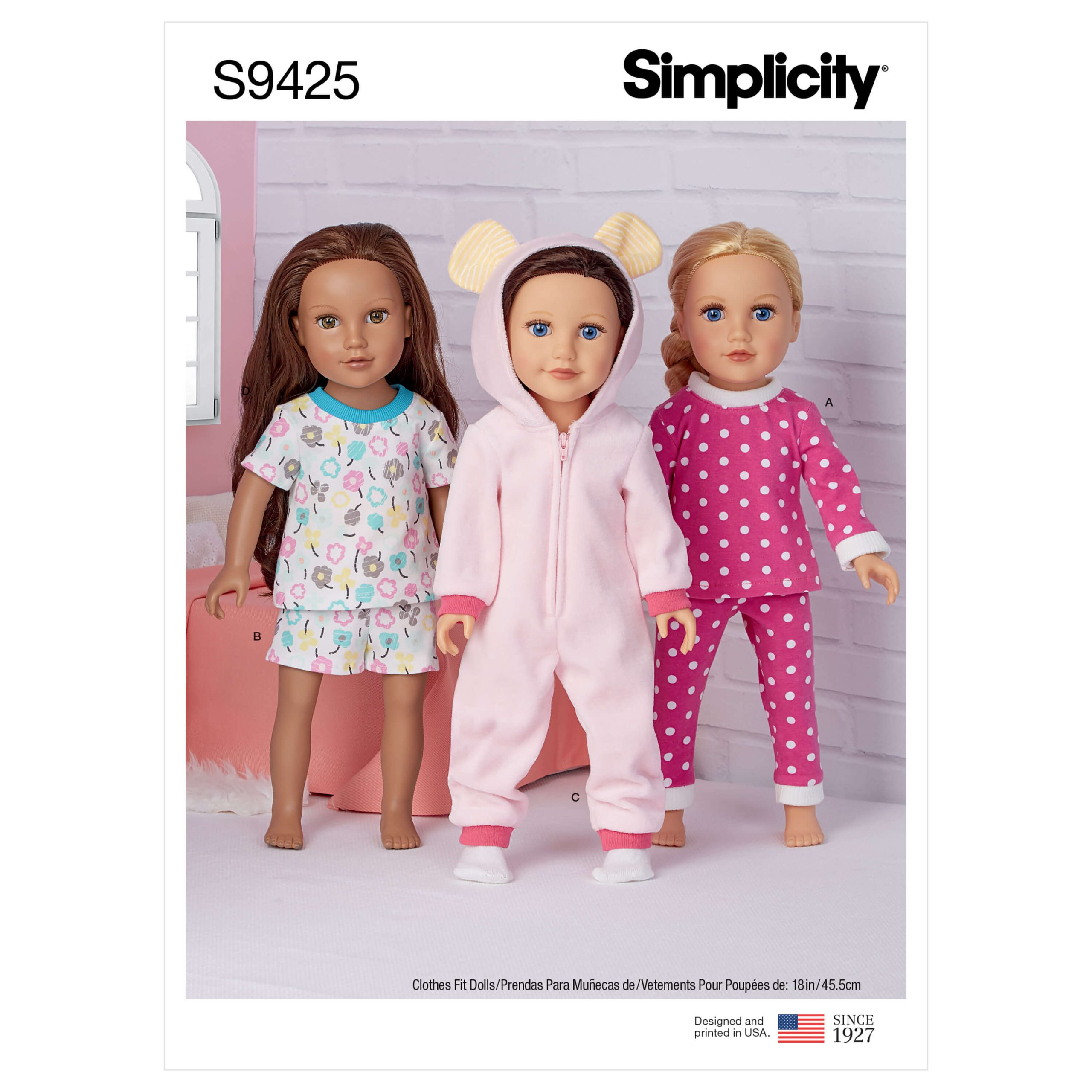 Simplicity Sewing Pattern S9425 Casual Doll Clothes - Sewdirect