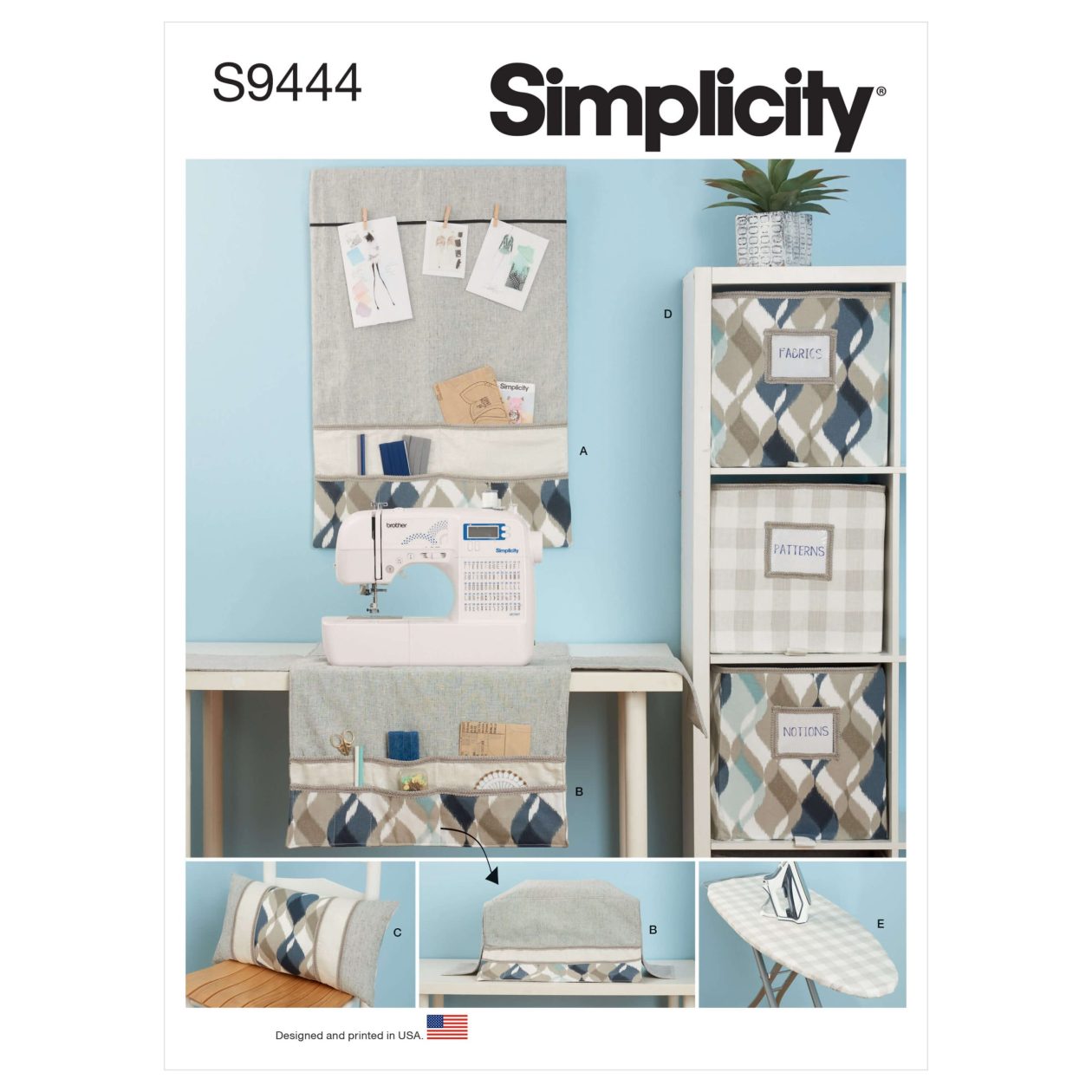 Simplicity Sewing Pattern S9444 Creative Space Home Dec - Sewdirect