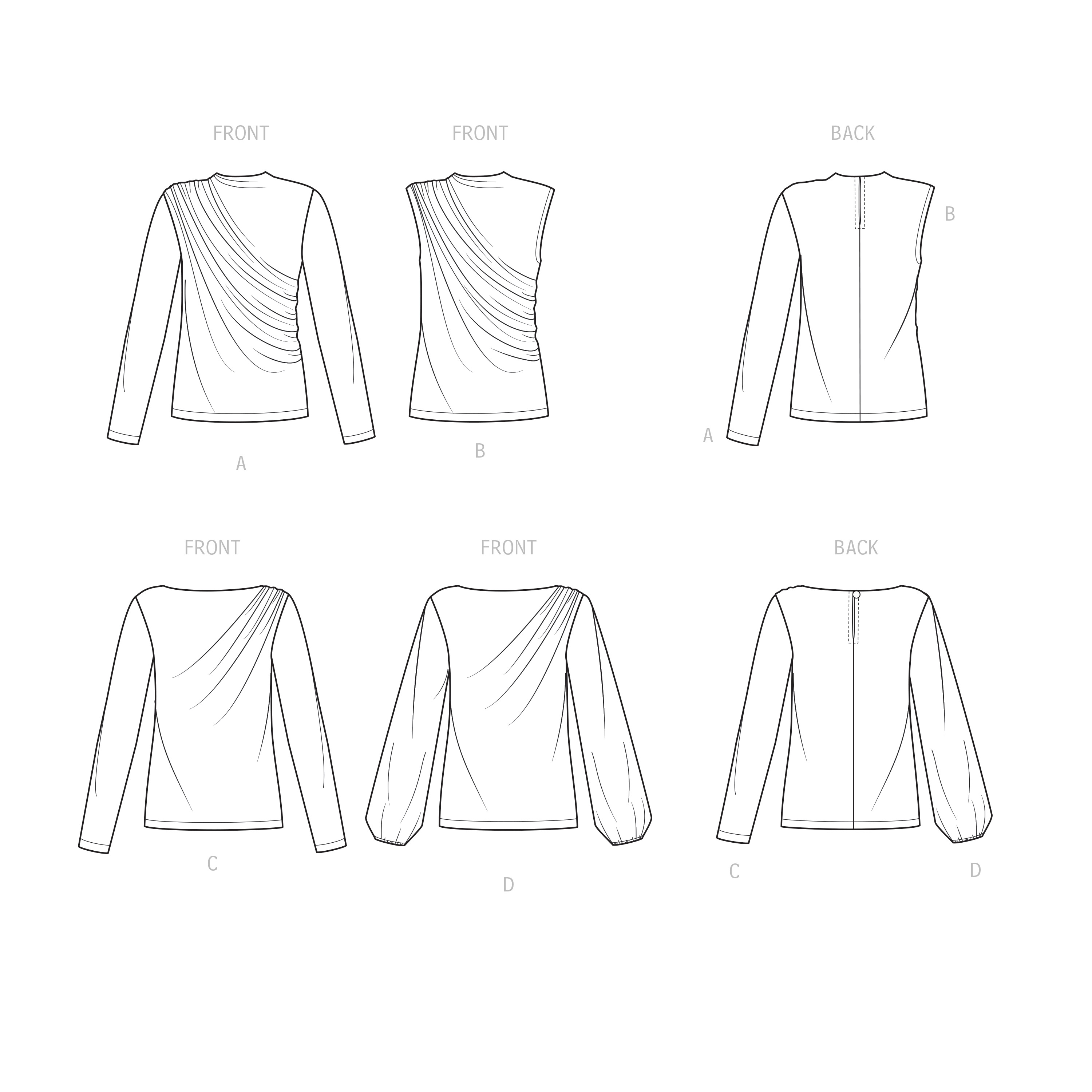 Simplicity Sewing Pattern S9451 Misses’ Knit Tops - Sewdirect