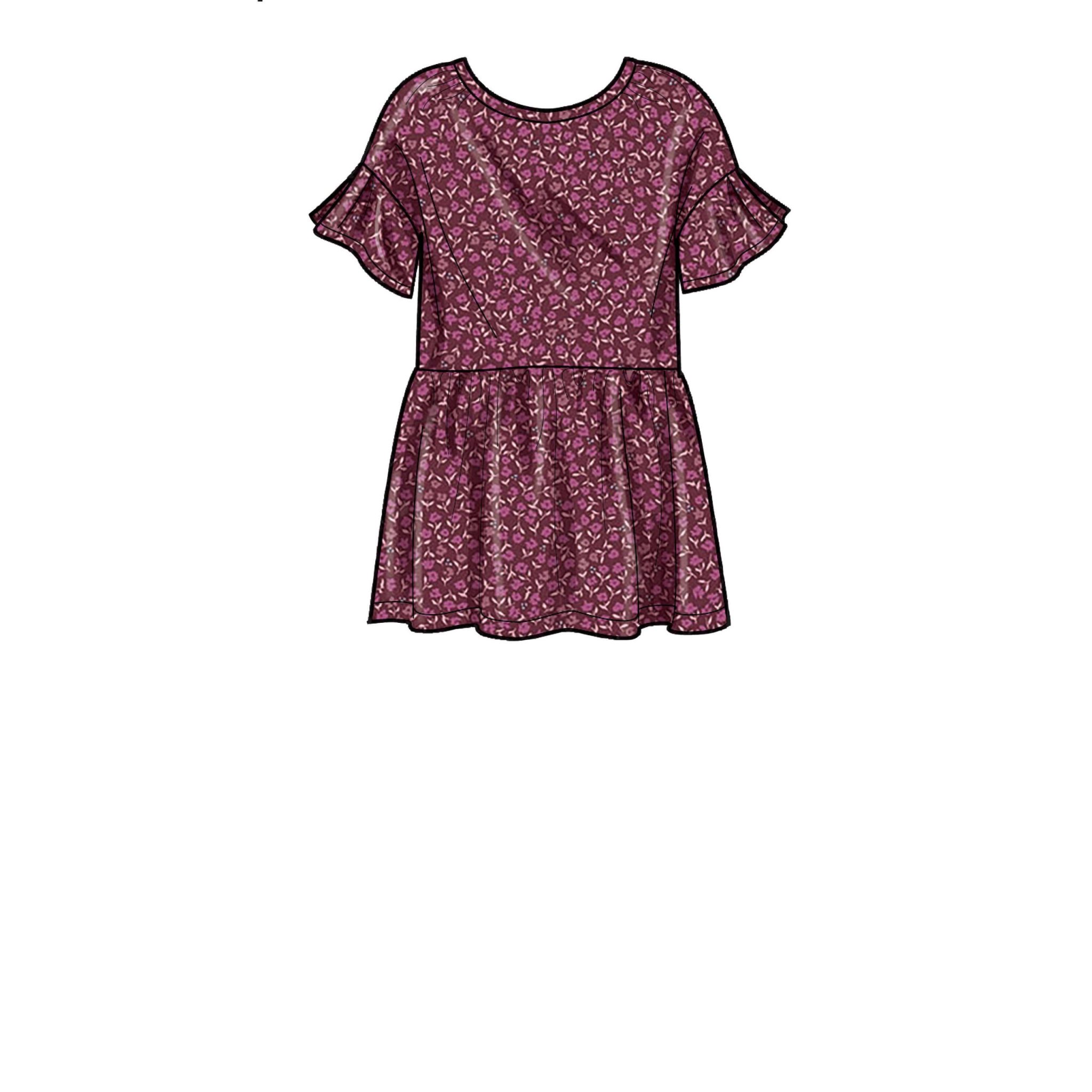 Simplicity Sewing Pattern S9454 Children’s and Misses’ Dress and Top ...