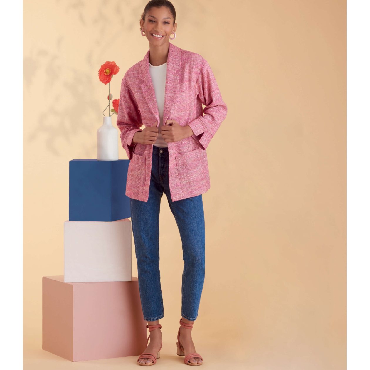 Simplicity Sewing Pattern S9468 Misses’ Easy Unlined Jacket - Sewdirect