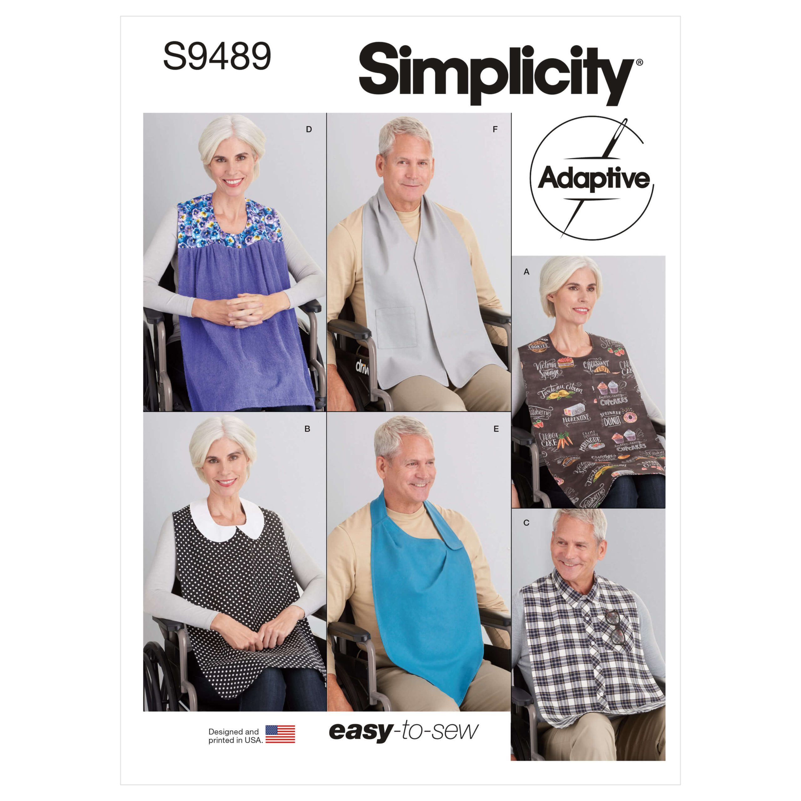 Simplicity Sewing Pattern S9489 Adult Bibs - Sewdirect