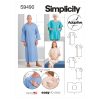 Simplicity Sewing Pattern S9490 Unisex Recovery Gowns and Bed Robe ...