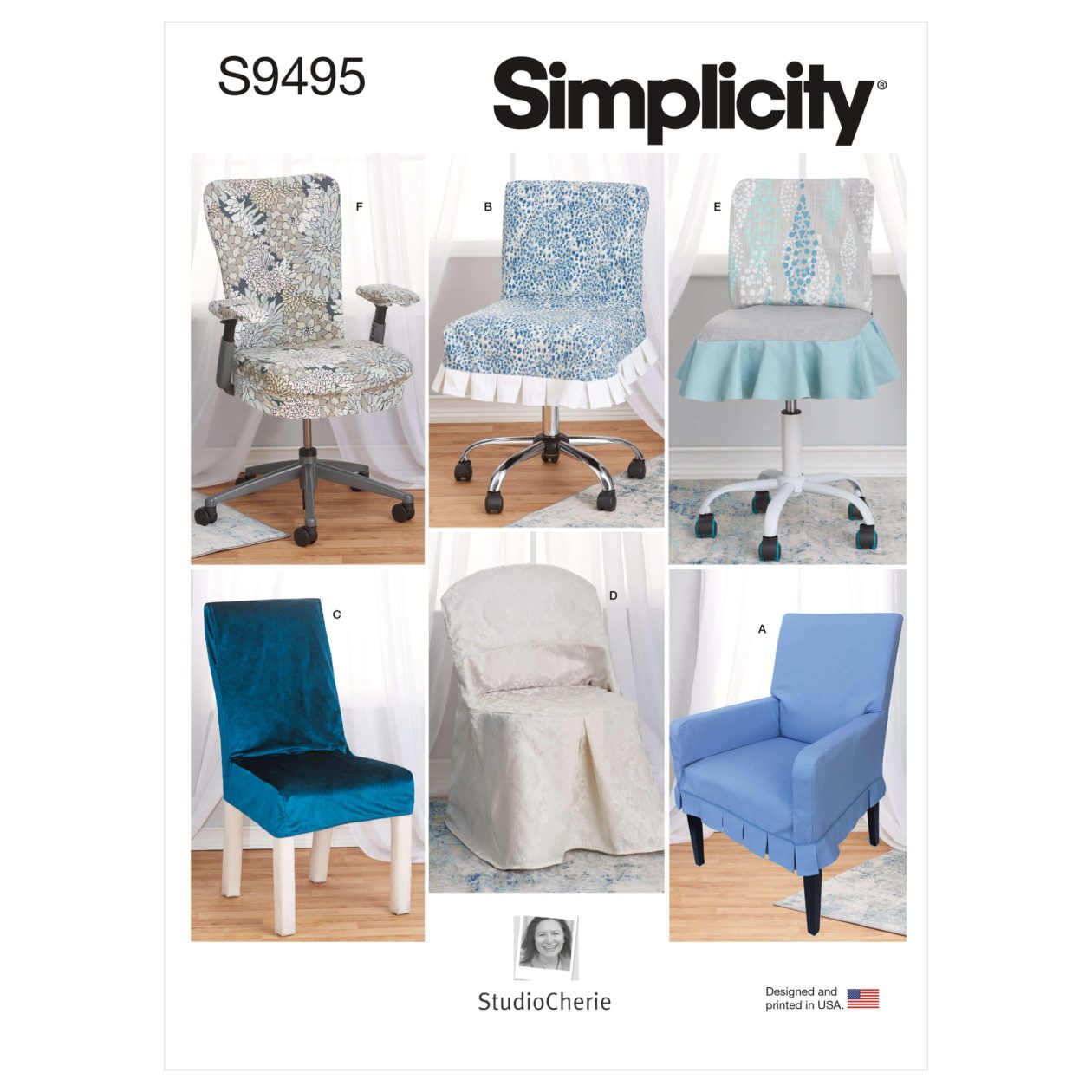 Simplicity Sewing Pattern S9495 Chair Slipcovers - Sewdirect