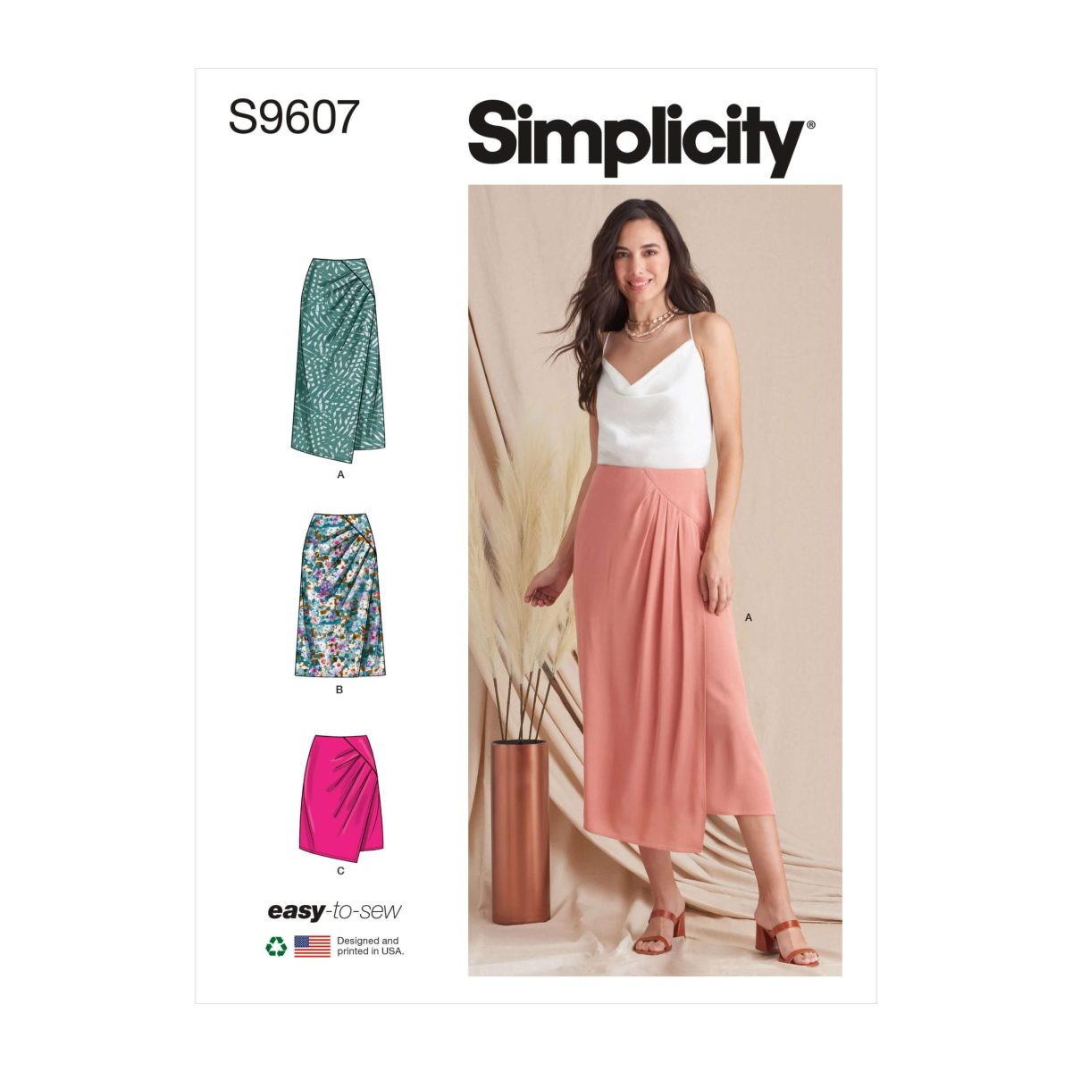 Simplicity Sewing Pattern S9607 Misses’ Skirt - Sewdirect