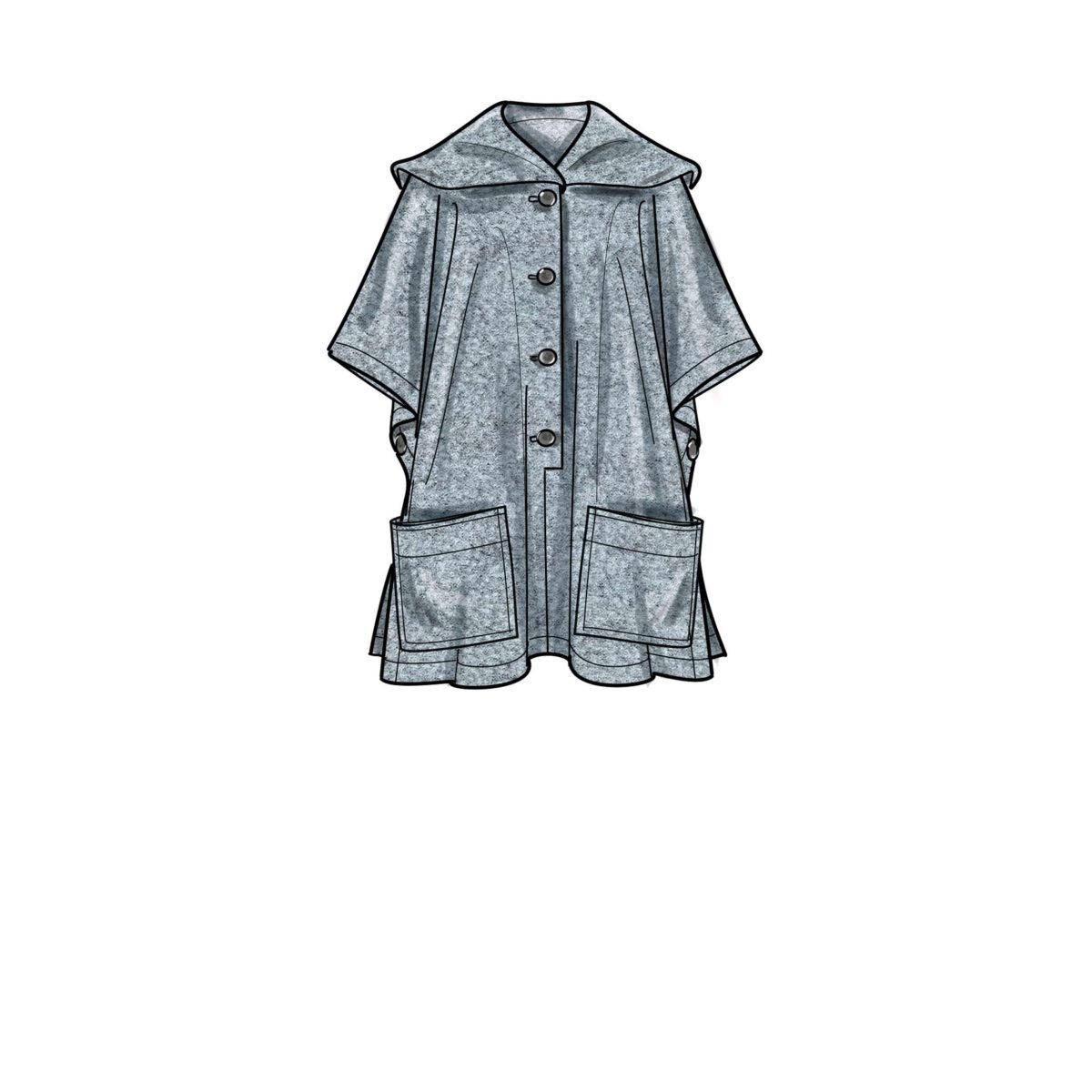 Simplicity Sewing Pattern S9649 Misses’ Ponchos - Sewdirect