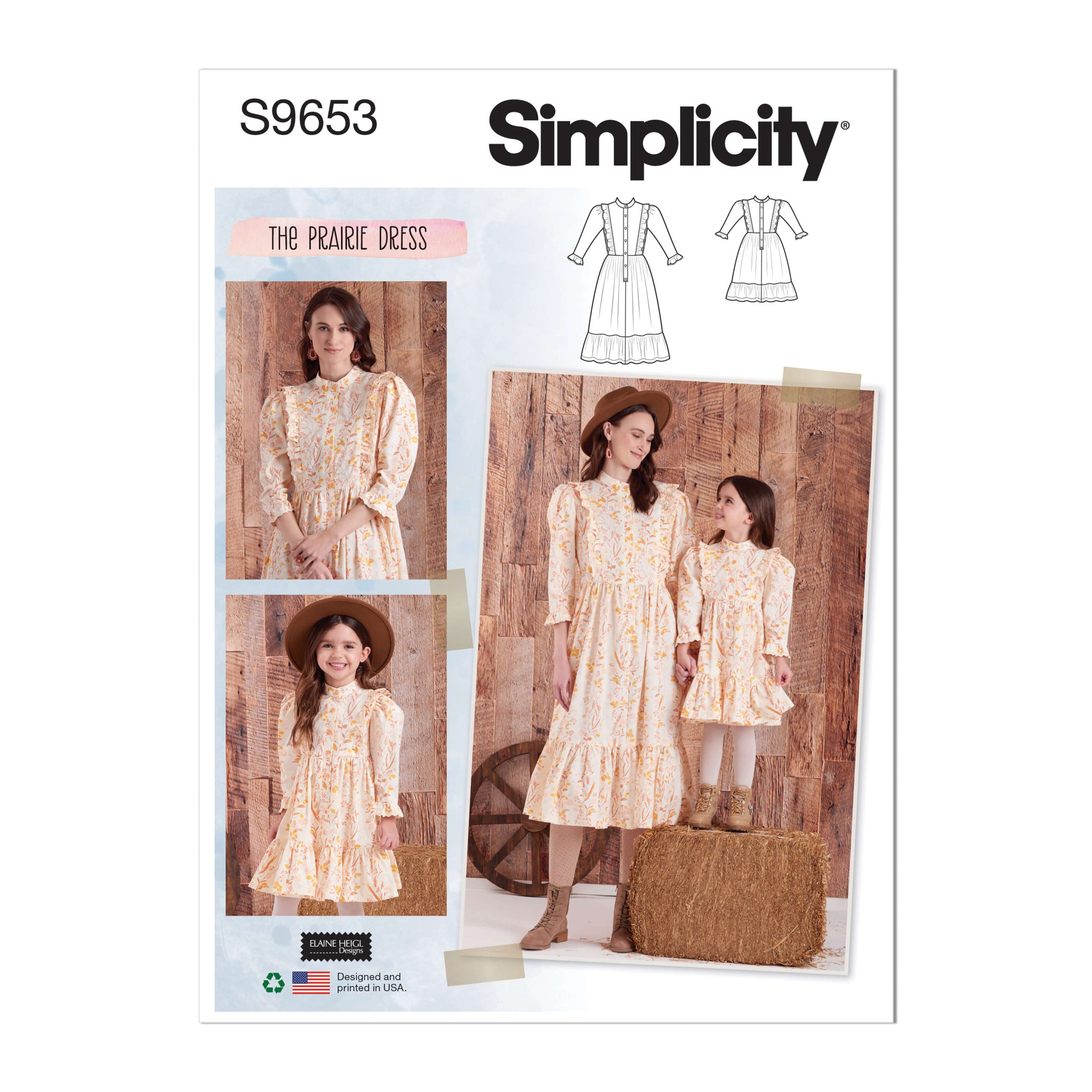 Simplicity Sewing Pattern S9653 Children’s and Misses’ Dress by Elaine ...