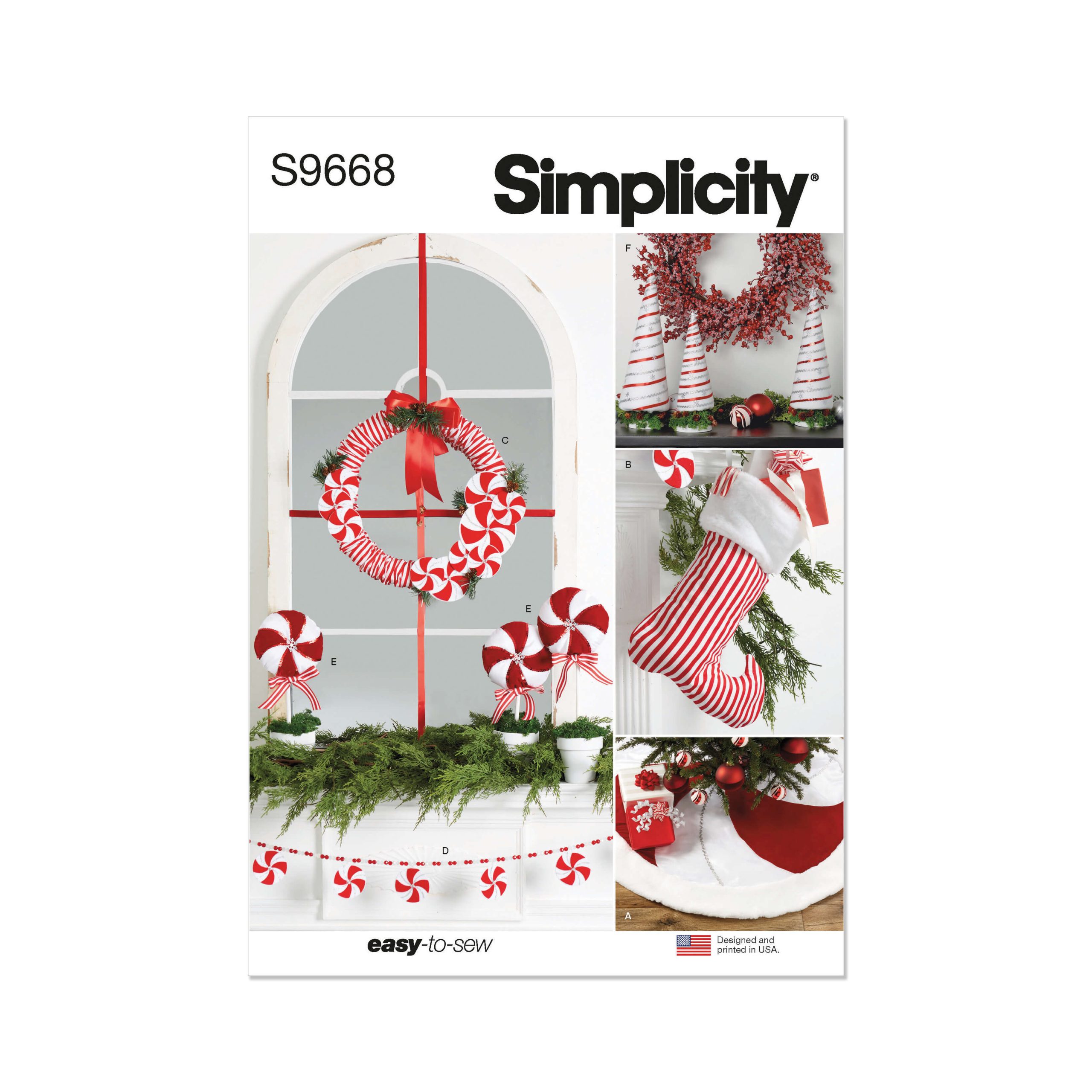 Simplicity Sewing Pattern S9668 Christmas Decor - Sewdirect