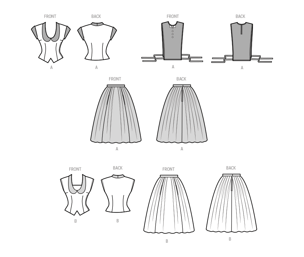 Simplicity Sewing Pattern S9676 Misses’ Vintage Two-Piece Dresses ...
