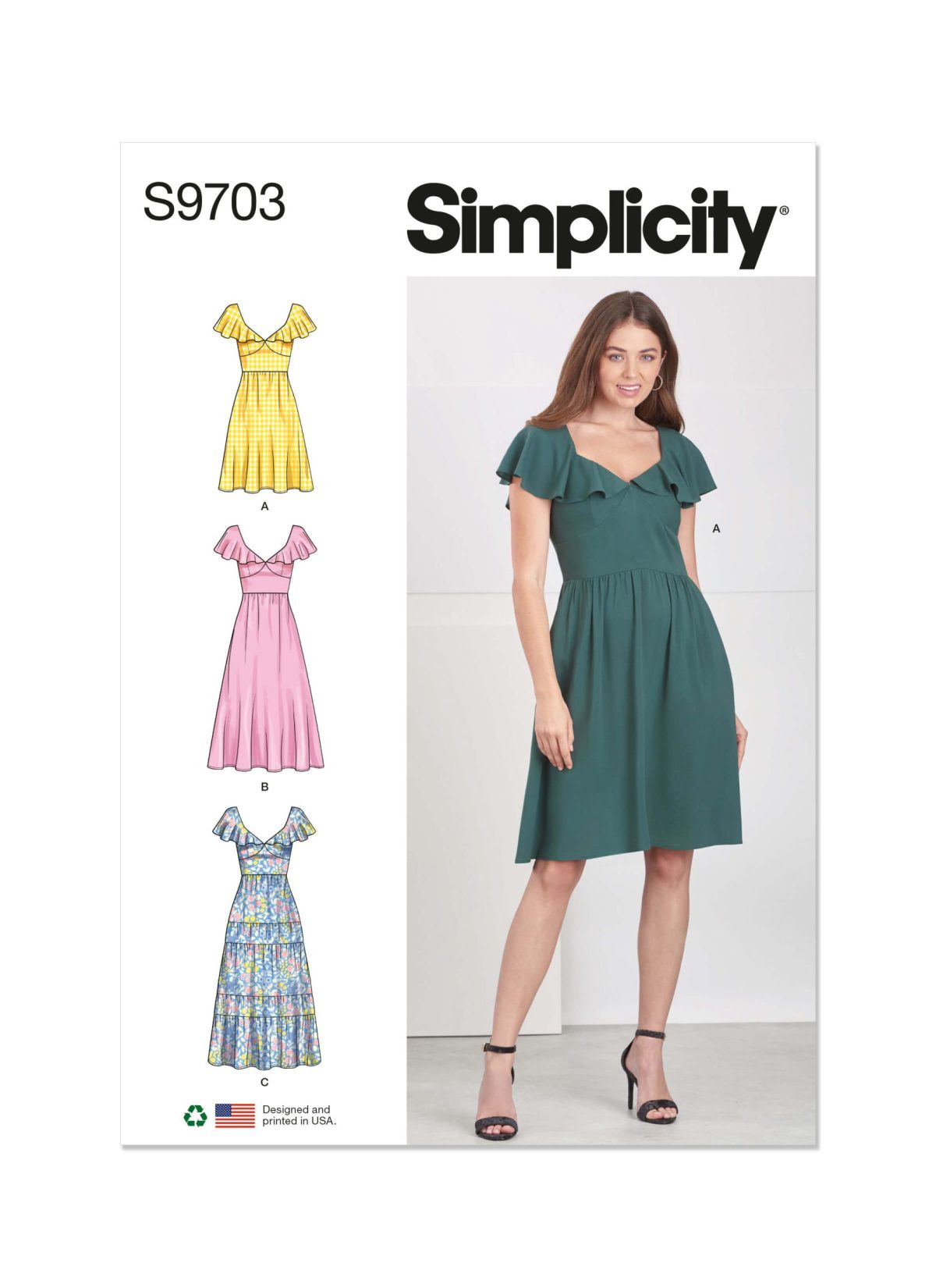 Simplicity Sewing Pattern S9703 Misses’ Dresses - Sewdirect
