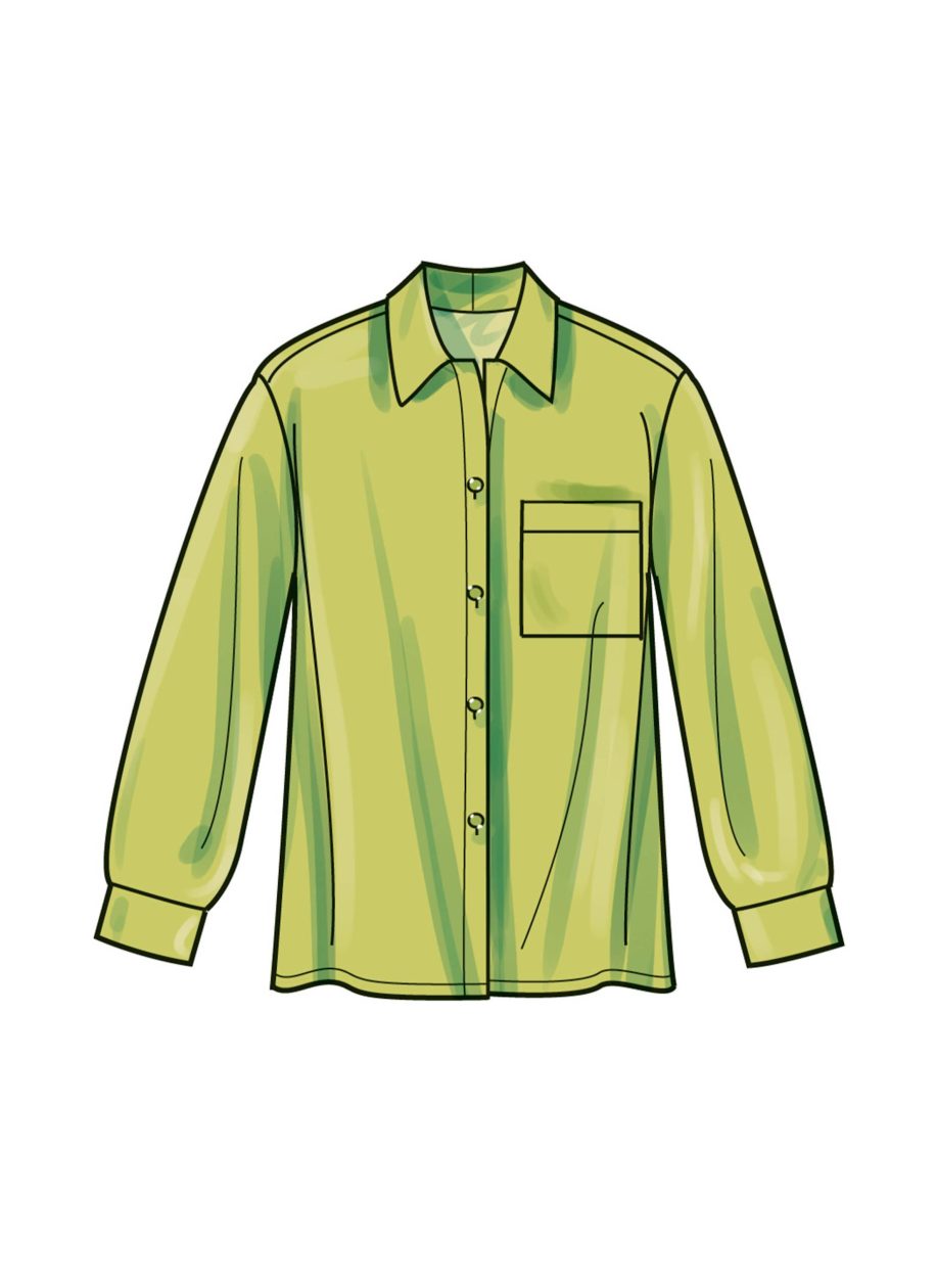Simplicity Sewing Pattern S9707 Misses’ Shirts - Sewdirect