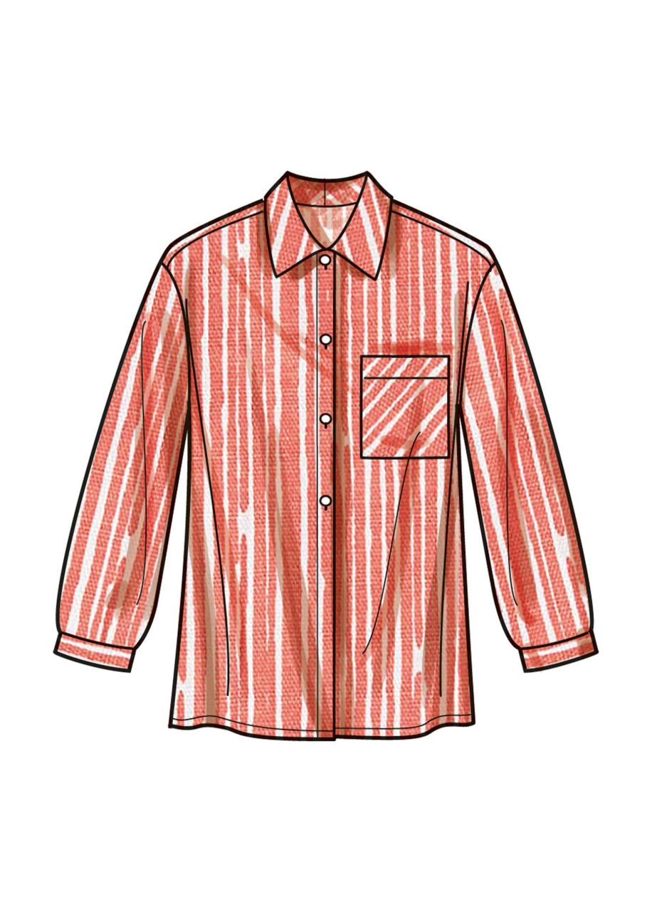 Simplicity Sewing Pattern S9707 Misses’ Shirts - Sewdirect