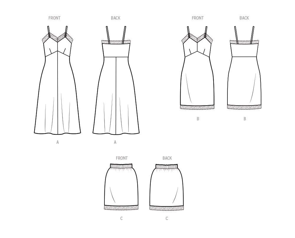 Simplicity Sewing Pattern S9729 Misses’ and Women’s Slips by Madalynne ...