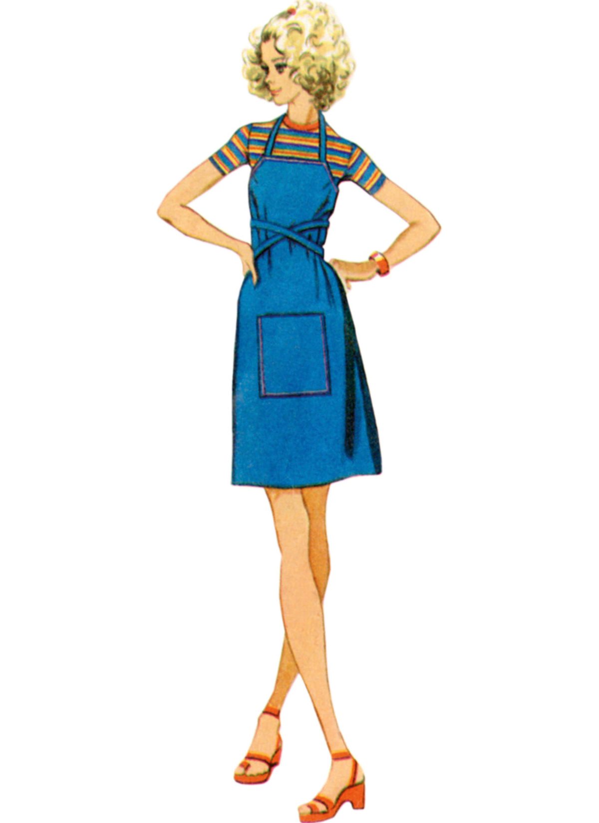 Simplicity Sewing Pattern S9739 Misses’ Back-Wrap Dress and Pinafore in ...
