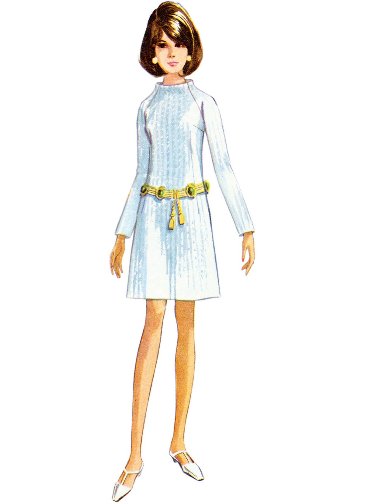 Simplicity Sewing Pattern S9845 Misses’ Vintage Dress in Two Lengths ...