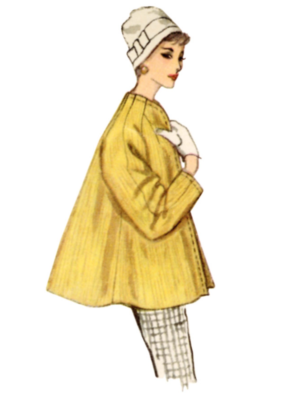 Simplicity Sewing Pattern S9847 Misses’ Vintage Coat in Three Lengths ...