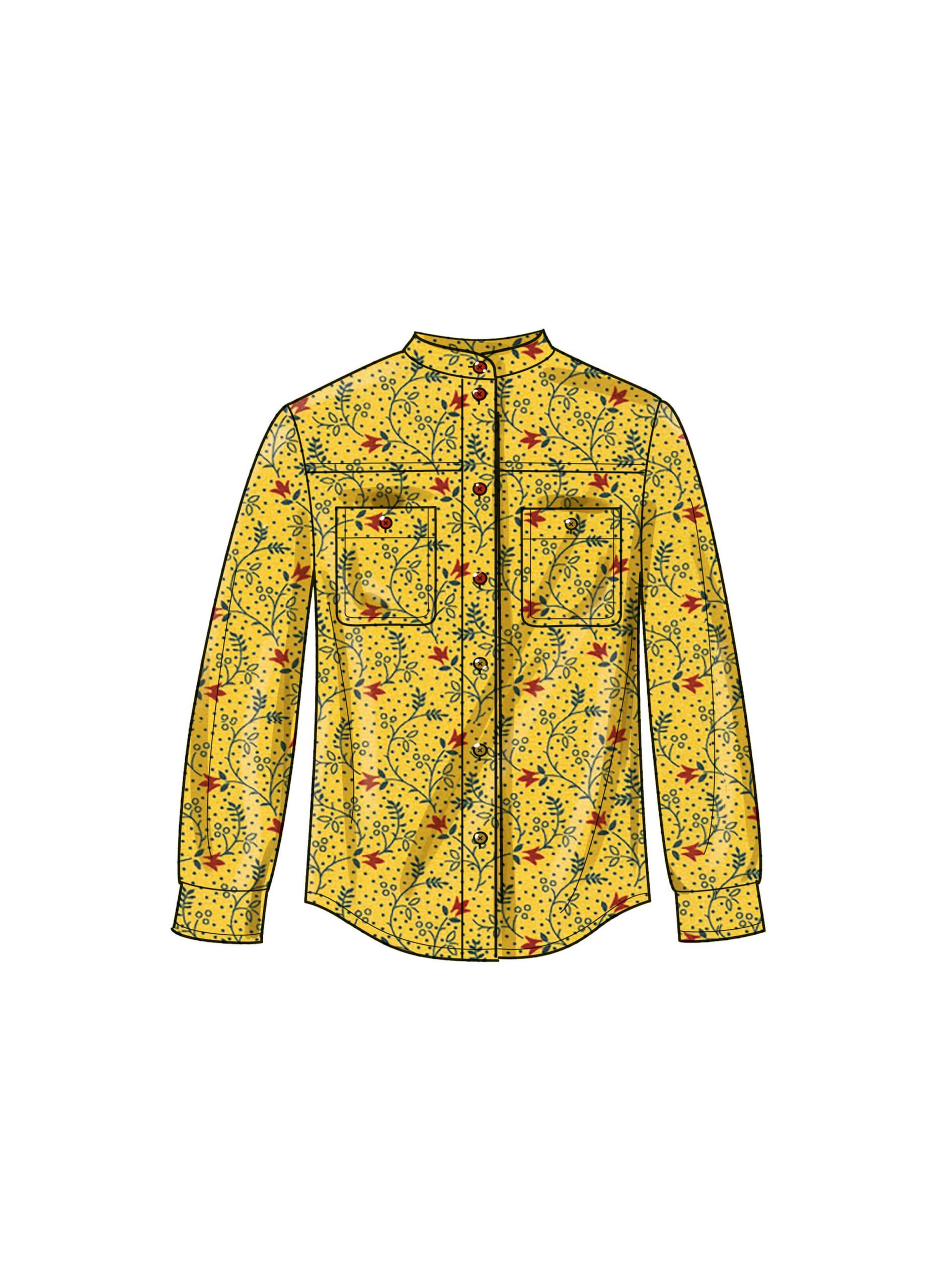 Simplicity Sewing Pattern S9858 Unisex Shirts - Sewdirect