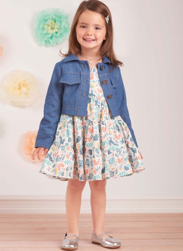 Simplicity Sewing Pattern S9899 Toddlers’ Jacket and Dresses - Sewdirect