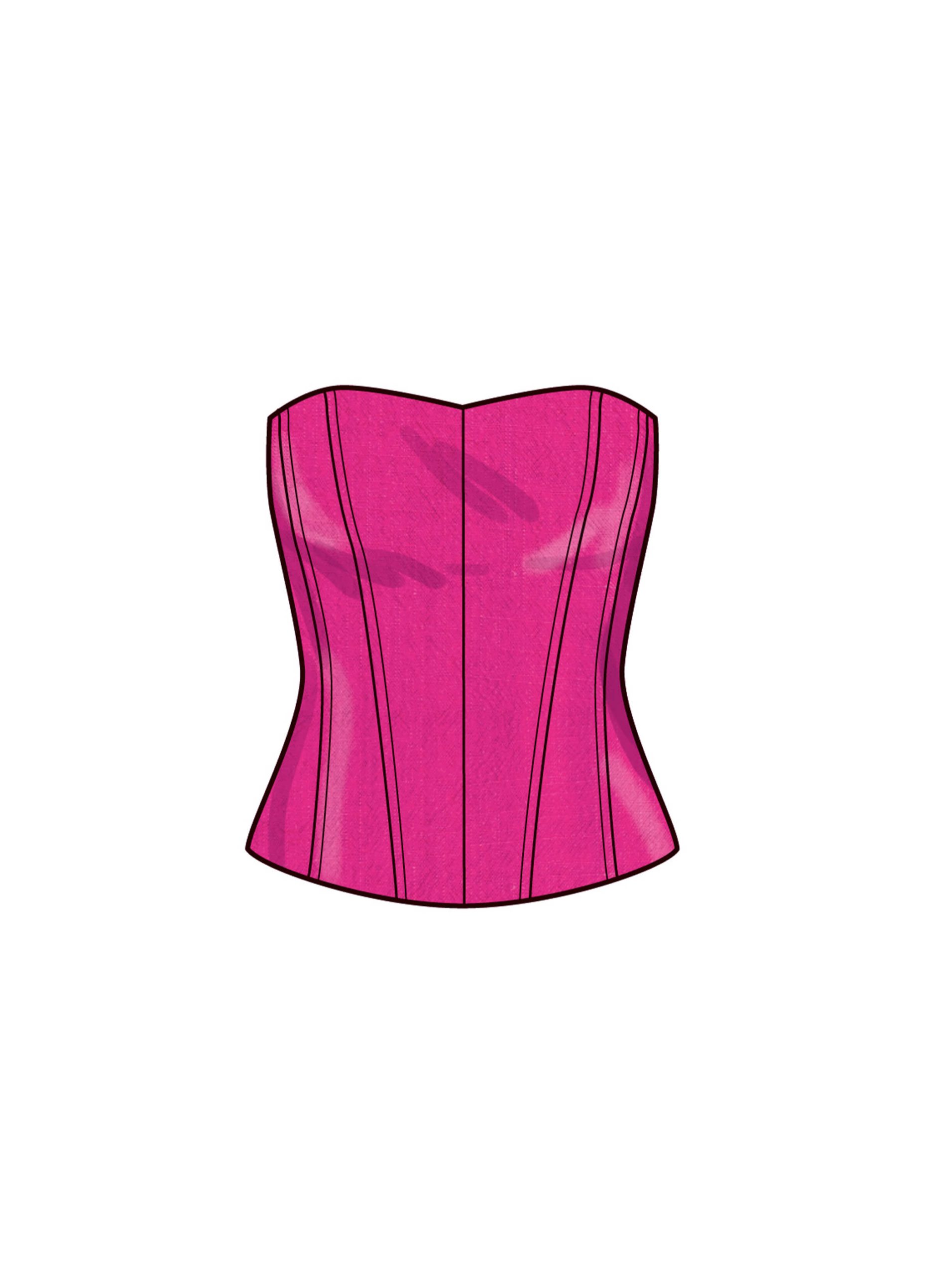 Simplicity Sewing Pattern S9927 Misses’ Corsets, Trousers and Skirt ...