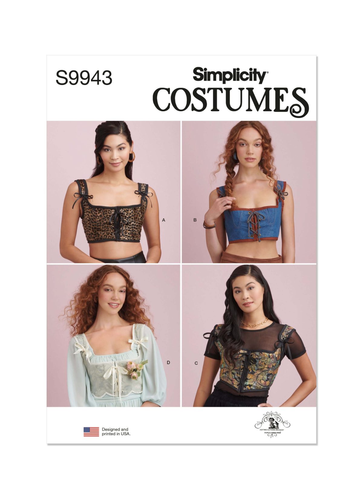 Simplicity Sewing Pattern S9943 Misses’ Corset Costumes - Sewdirect