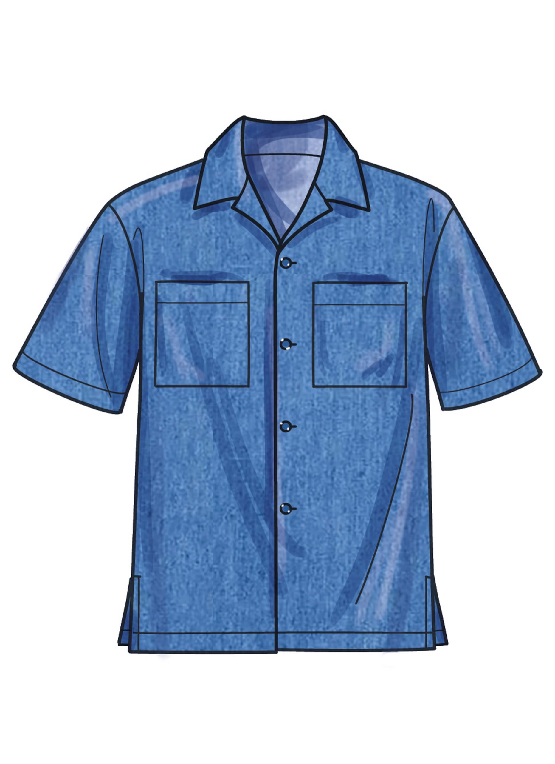 Simplicity Sewing Pattern S9960 Men’s Knit T-Shirt, Shirt and Shorts ...