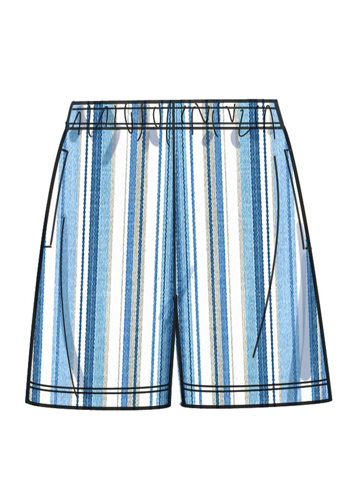 Simplicity Sewing Pattern S9960 Men’s Knit T-Shirt, Shirt and Shorts ...