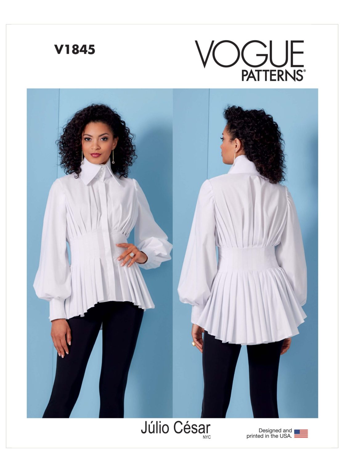 Vogue Pattern V1845 Misses’ Shirt - Sewdirect