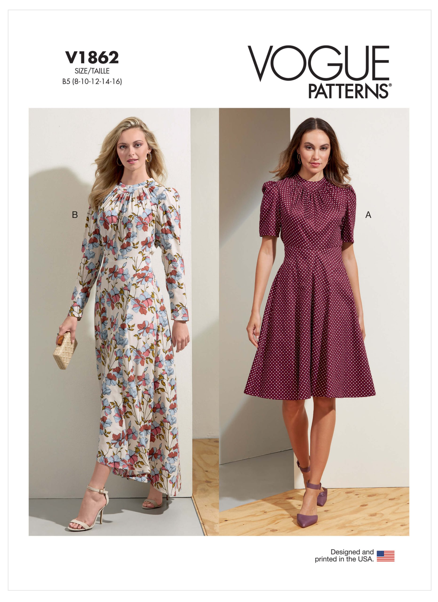 Vogue Patterns V1862 Misses’ Dress - Sewdirect