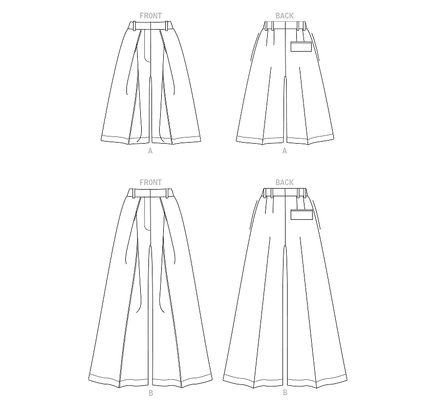 Vogue Patterns V1910 Misses’ Pleated Trousers - Sewdirect