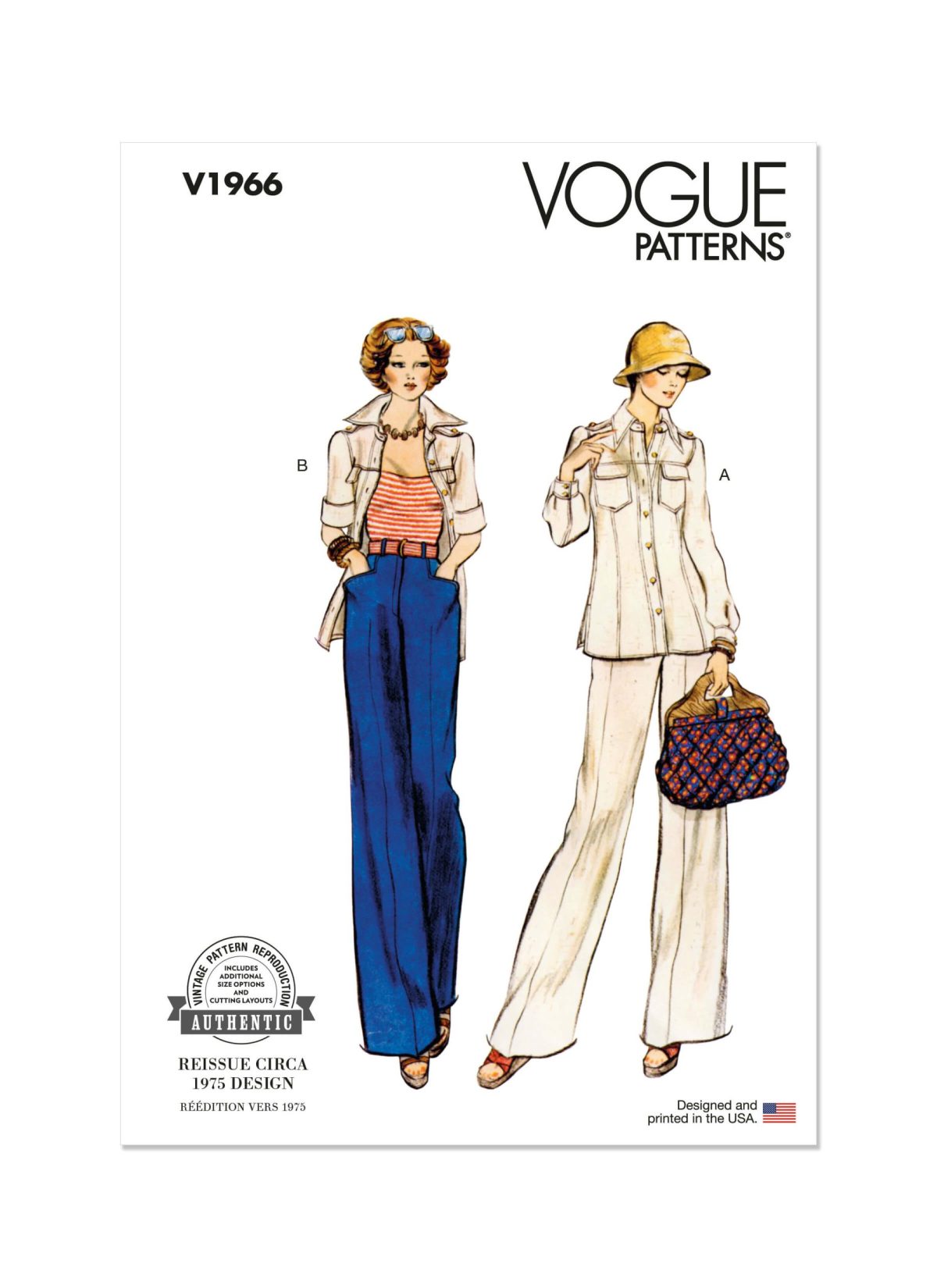 Vogue Patterns V1966 Misses’ Jacket and Trousers - Sewdirect