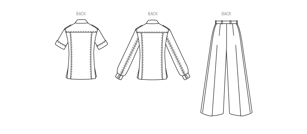 Vogue Patterns V1966 Misses’ Jacket and Trousers - Sewdirect