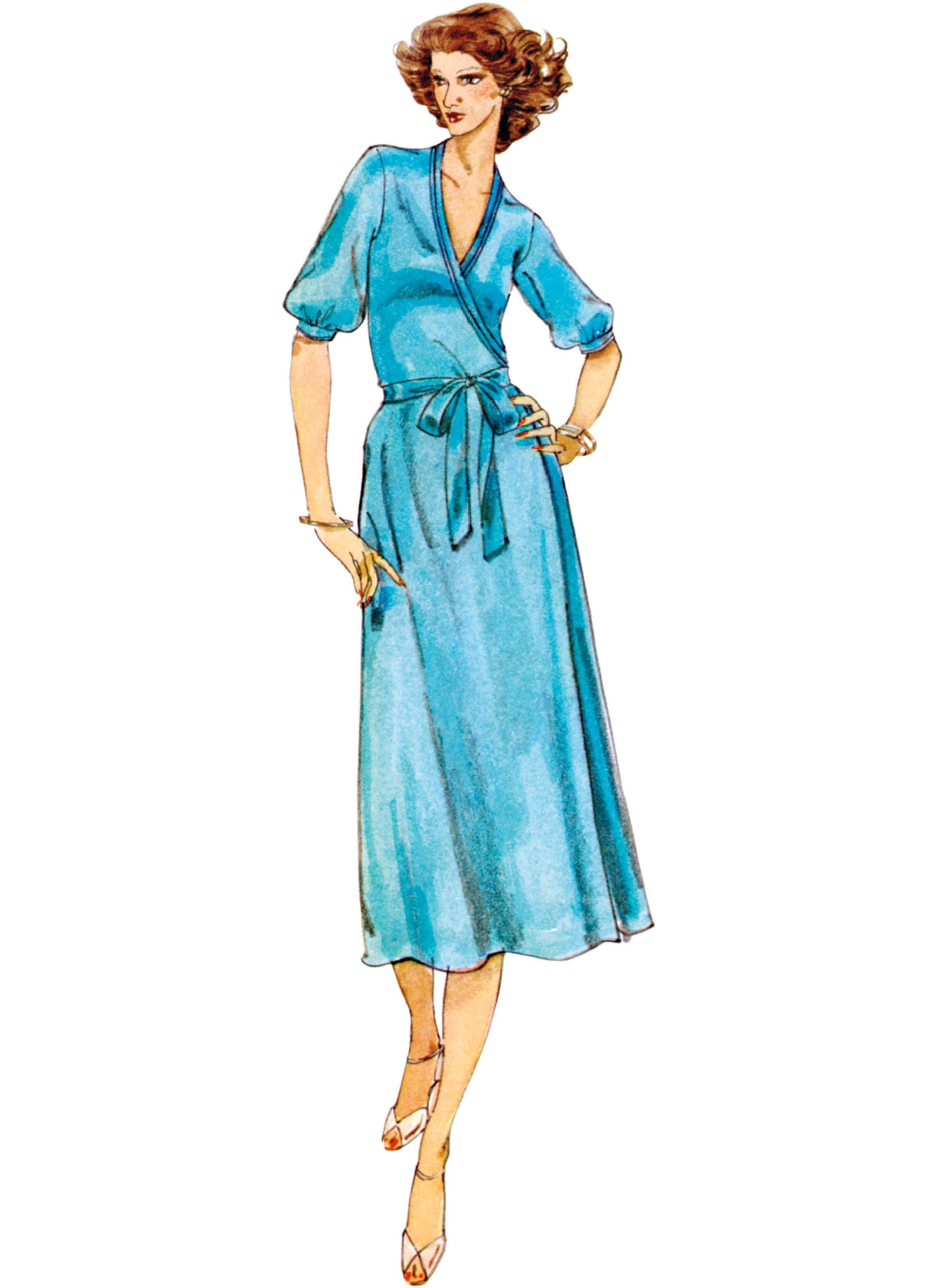 Vogue Sewing Pattern V2081 DVF Misses’ Wrap Dress by Diane Von ...