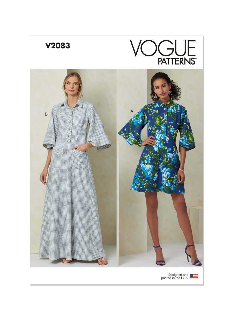 Vogue Patterns Sewing Pattern V2083 Misses’ Dress in Two Lengths ...