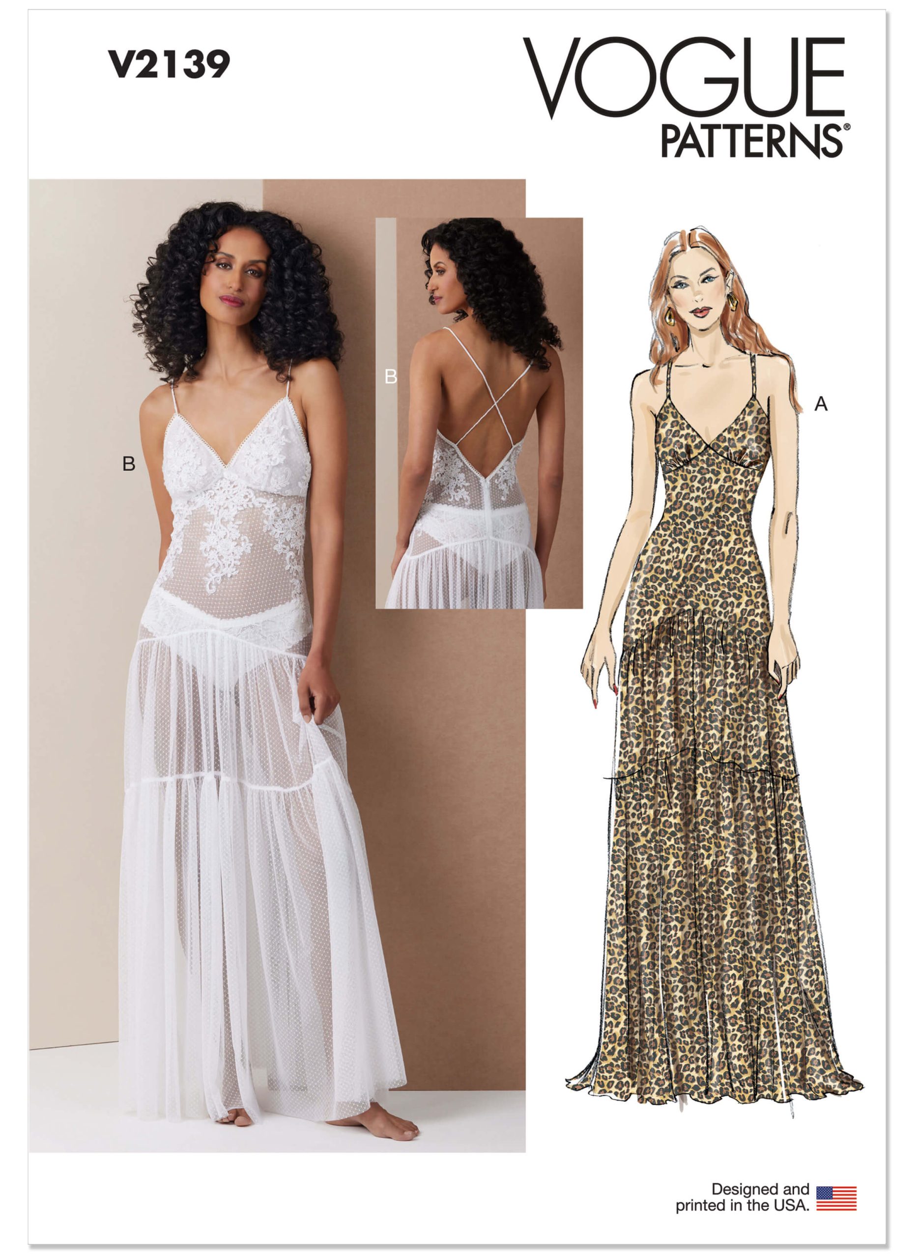 Vogue Patterns Sewing Pattern V2139 Misses’ Lingerie Dress - Sewdirect