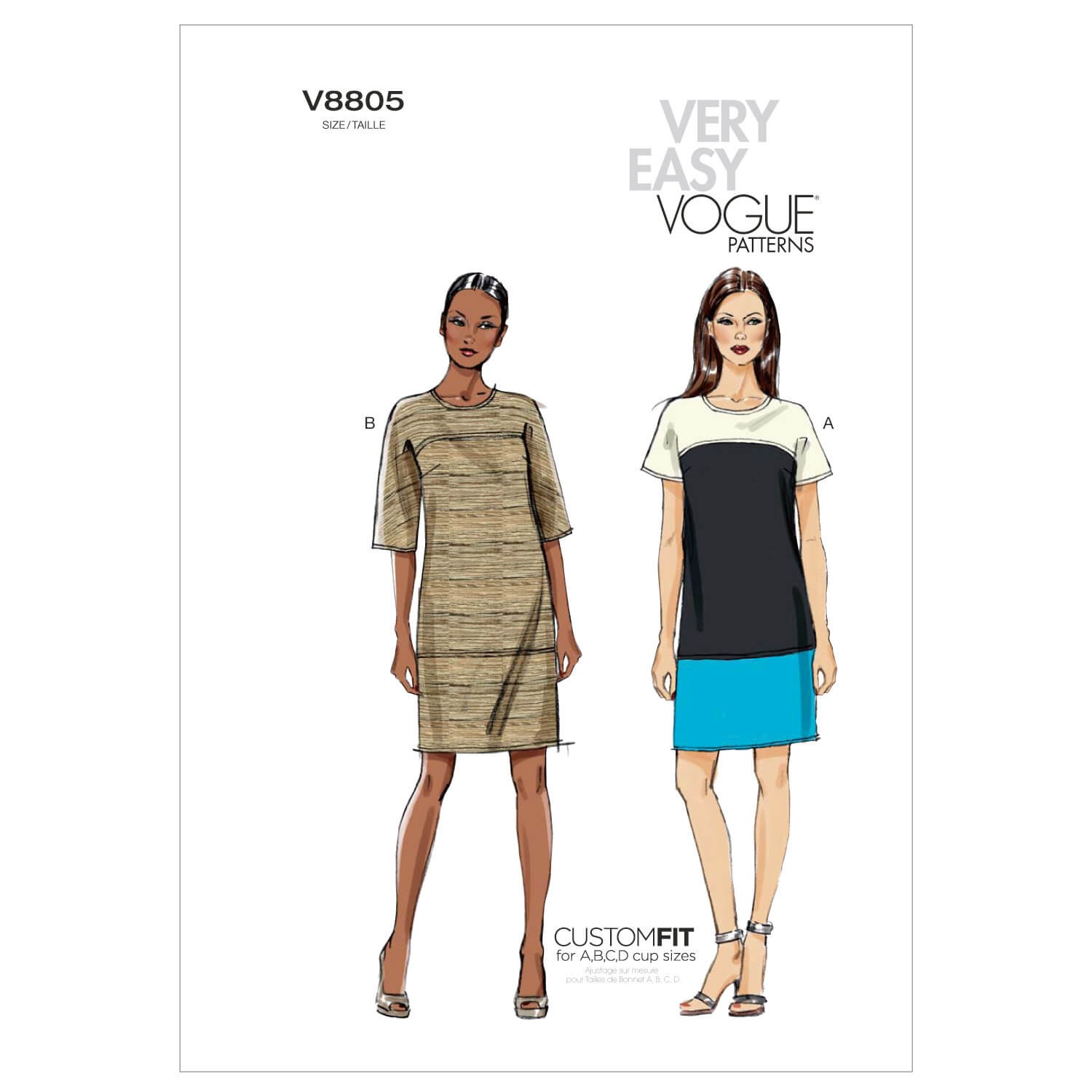 Vogue Patterns V8805 Misses’ Dress - Sewdirect