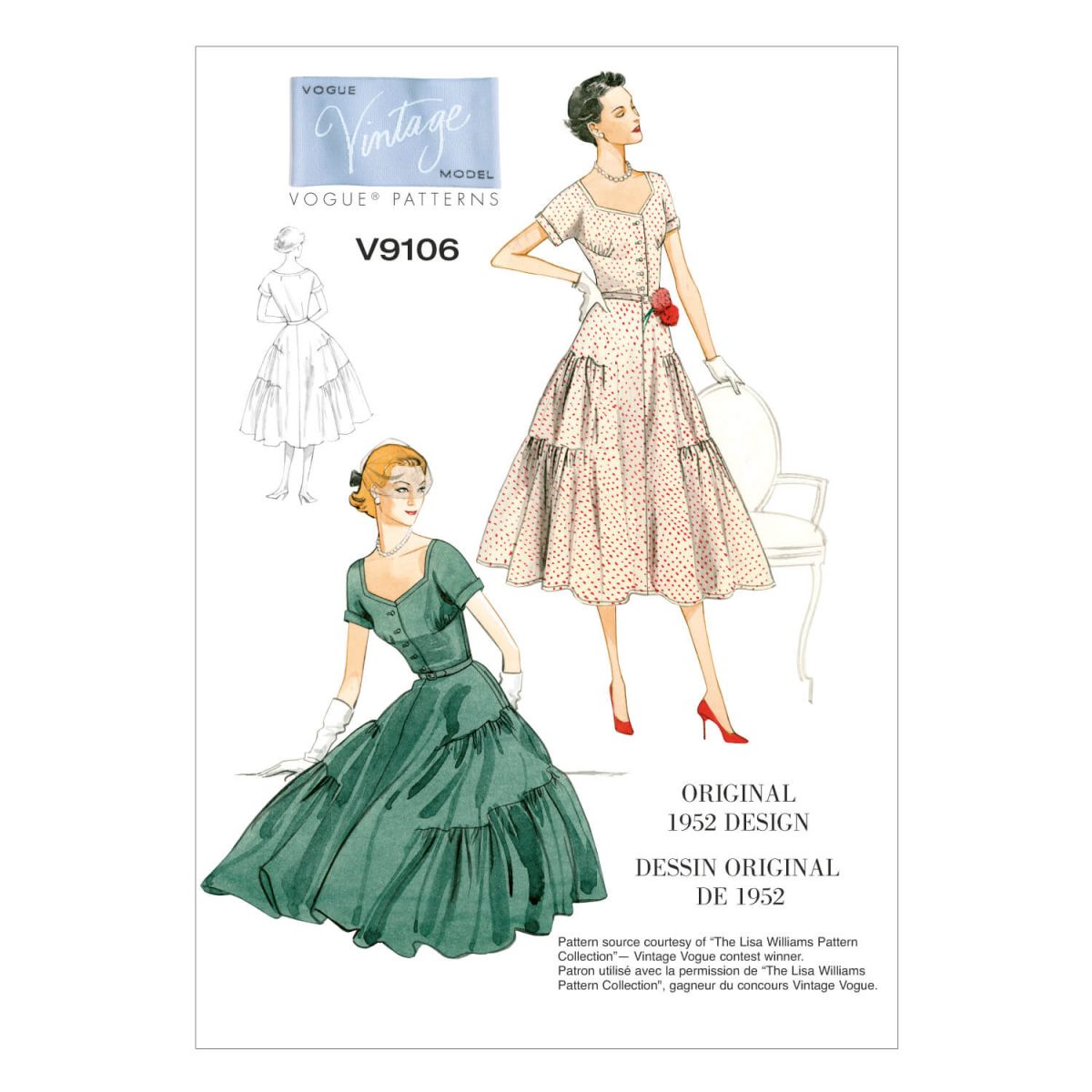 Vogue Patterns V9106 Misses’ Dress and Belt - Sewdirect