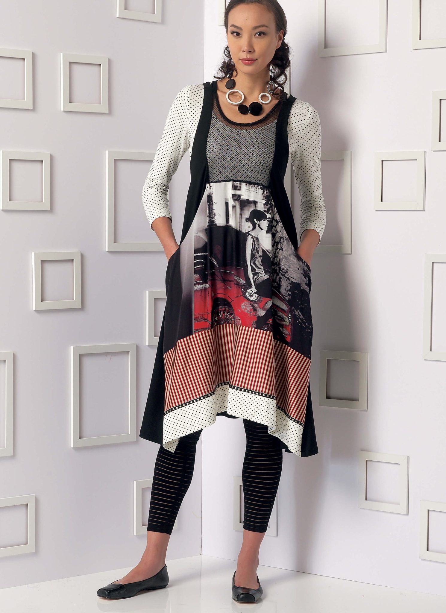 Vogue Patterns V9108 Misses’ Top, Dress and Leggings - Sewdirect