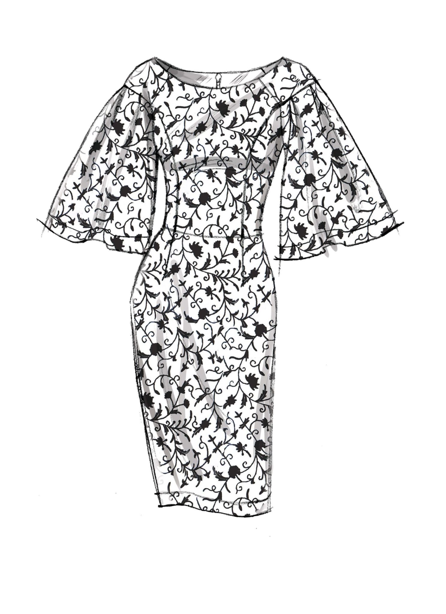 Vogue Patterns V9239 Misses’ Princess Seam Dresses with Sleeve and ...