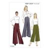 Vogue Patterns V9282 Misses’ High-Waisted Pants with Button Detail ...