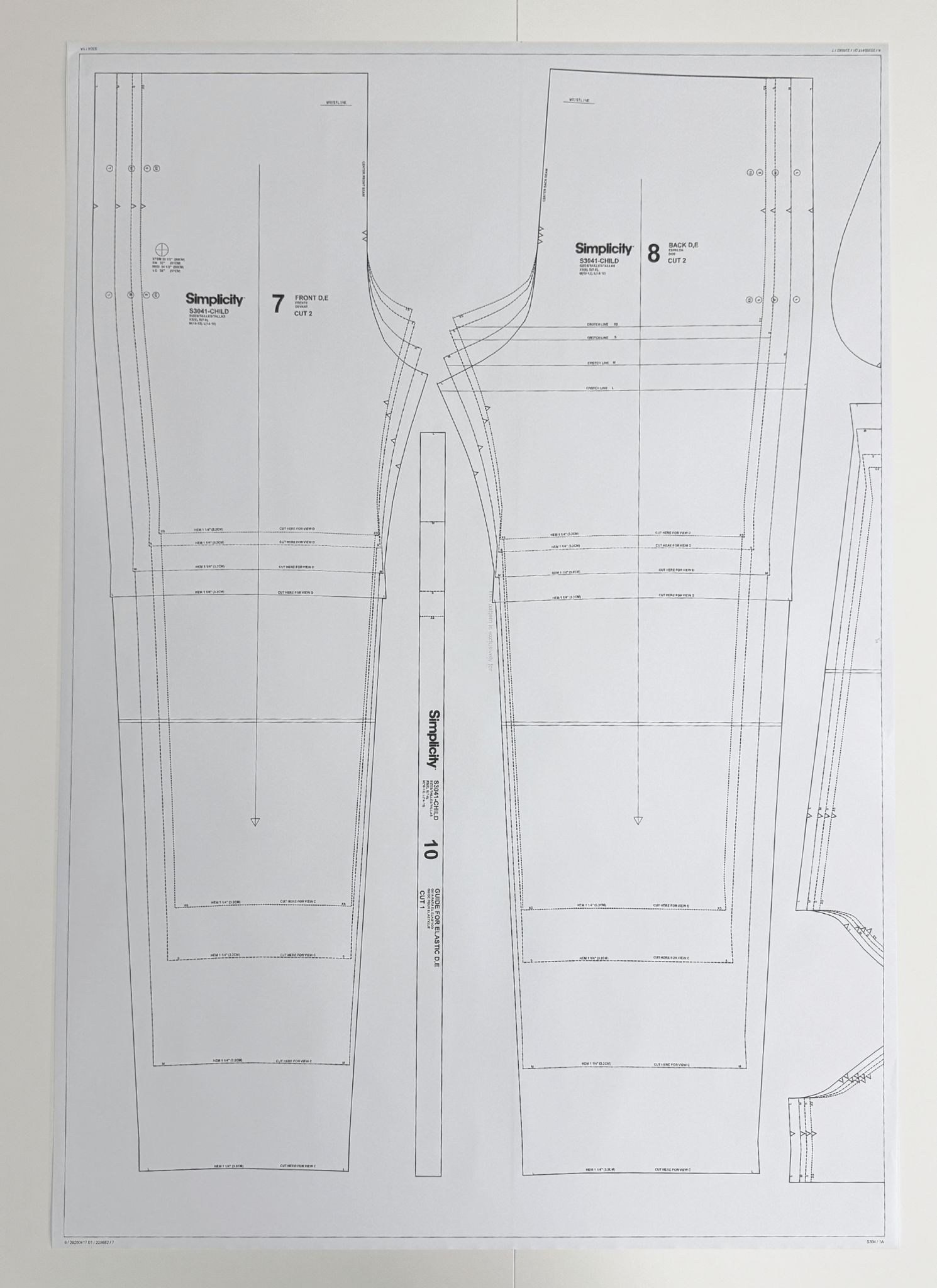 A0 & PDF Pattern Printing Service - Sewdirect