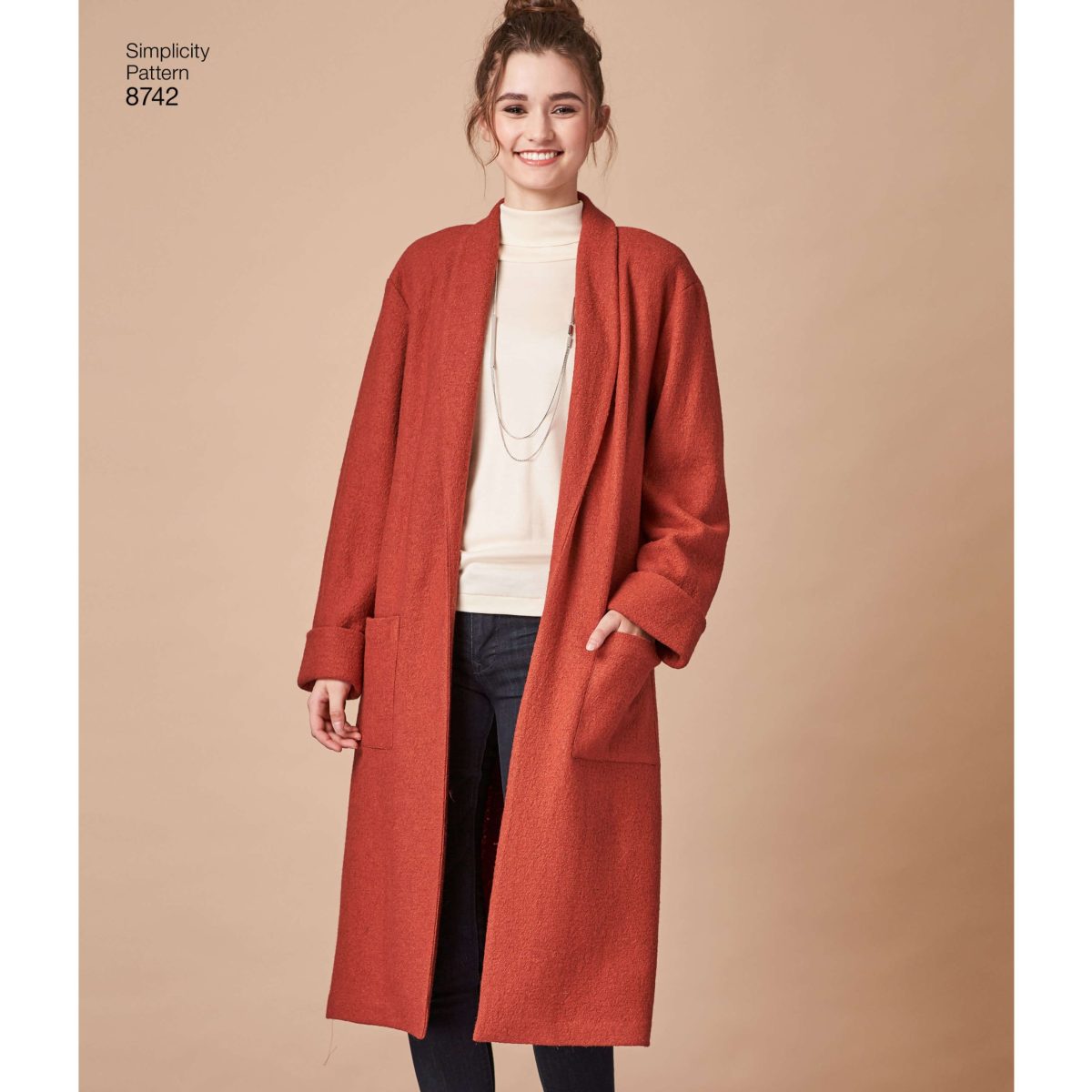 Simplicity Sewing Pattern 8742 Women’s Cardigan Coat - Sewdirect