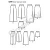 Simplicity Pattern 8299 Misses’ Skirts or trousers in various lengths ...