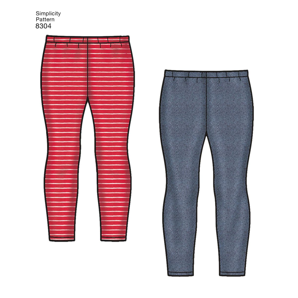 Simplicity Pattern 8304 Babies’, Leggings, Top, Dress, Bibs and ...