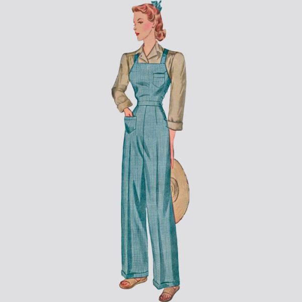 Simplicity Sewing Pattern S8447 Women’s Vintage Trousers, Overalls and ...